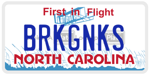 BRKGNKS (NC) License Plate: User Reports & Vehicle Information!