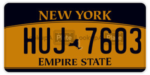 HUJ7603 (NY) License Plate: User Reports & Vehicle Information!