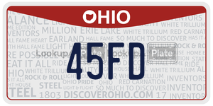 45FD (OH) License Plate: User Reports & Vehicle Information!