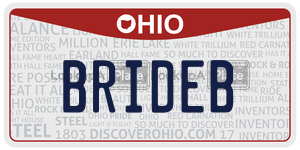 BRIDEB (OH) License Plate: User Reports & Vehicle Information!