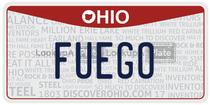 FUEGO (OH) License Plate: User Reports & Vehicle Information!