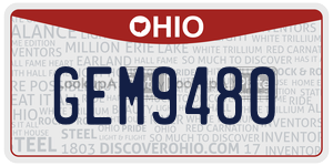 GEM9480 (OH) License Plate: User Reports & Vehicle Information!