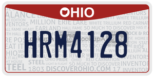 HRM4128 (OH) License Plate: (1) User Reports & Vehicle Information!