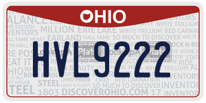 HVL9222 (OH) License Plate: User Reports & Vehicle Information!