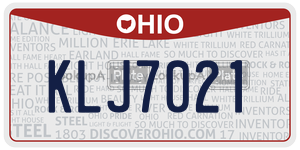 KLJ7021 (OH) License Plate: User Reports & Vehicle Information!