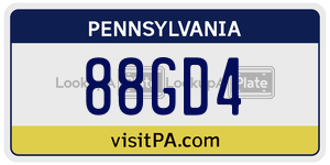 88GD4 (PA) License Plate: User Reports & Vehicle Information!