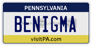 BENIGMA (PA) License Plate: User Reports & Vehicle Information!