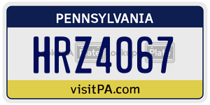 HRZ4067 (PA) License Plate: User Reports & Vehicle Information!