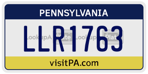 LLR1763 (PA) License Plate: User Reports & Vehicle Information!