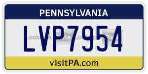 LVP7954 (PA) License Plate: User Reports & Vehicle Information!