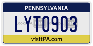 LYT0903 (PA) License Plate: User Reports & Vehicle Information!