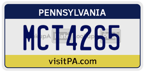 MCT4265 (PA) License Plate: User Reports & Vehicle Information!