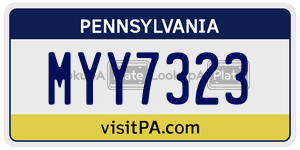 MYY7323 (PA) License Plate: User Reports & Vehicle Information!