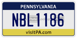 NBL1186 (PA) License Plate: User Reports & Vehicle Information!