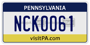 NCK0061 (PA) License Plate: User Reports & Vehicle Information!