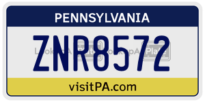 ZNR8572 (PA) License Plate: User Reports & Vehicle Information!