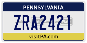 ZRA2421 (PA) License Plate: User Reports & Vehicle Information!