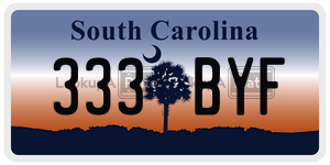 333BYF (SC) License Plate: User Reports & Vehicle Information!