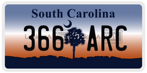 366ARC (SC) License Plate: User Reports & Vehicle Information!