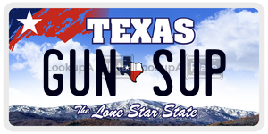 GUNSUP (TX) License Plate: User Reports & Vehicle Information!