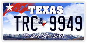 TRC9949 (TX) License Plate: User Reports & Vehicle Information!