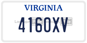4160XV (VA) License Plate: User Reports & Vehicle Information!