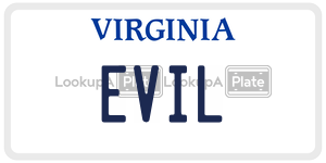 EVIL (VA) License Plate: User Reports & Vehicle Information!