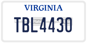 TBL4430 (VA) License Plate: User Reports & Vehicle Information!
