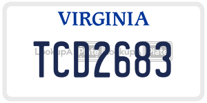 TCD2683 (VA) License Plate: User Reports & Vehicle Information!