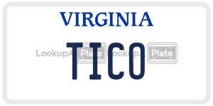 TICO (VA) License Plate: User Reports & Vehicle Information!