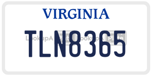 TLN8365 (VA) License Plate: User Reports & Vehicle Information!