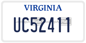 UC52411 (VA) License Plate: User Reports & Vehicle Information!